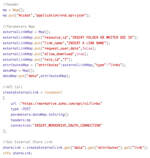 Creating Folderdoc And External Share Link In Zoho Workdrive The Workflow Academy